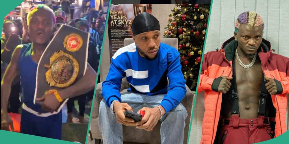 Portable beats Charles Okocha in celebrity boxing match - The Telegraph ...