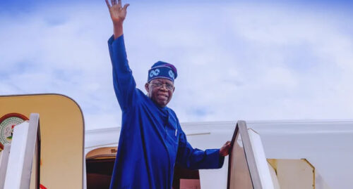Tinubu departs for Lagos to mark ECOWAS 50th anniversary, commission ...
