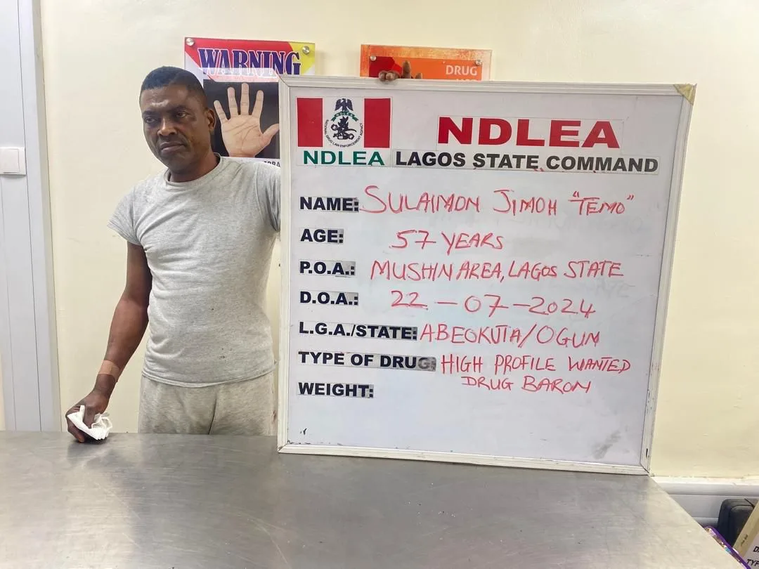 NDLEA nabs notorious Lagos drug baron Temo - The Telegraph Nigeria
