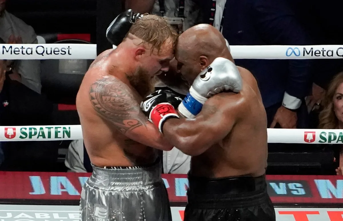 Jake Paul defeats Mike Tyson in one-sided boxing showdown - The ...