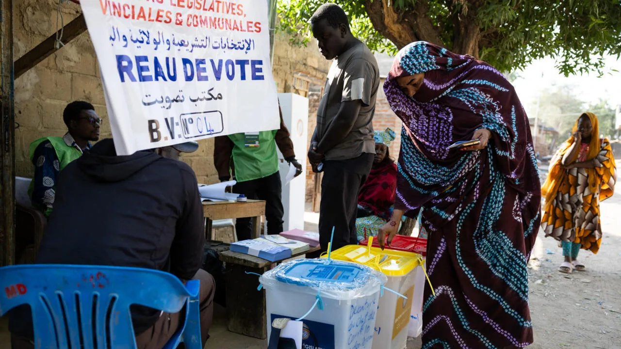 Chad votes in general election after three years of army rule - The ...