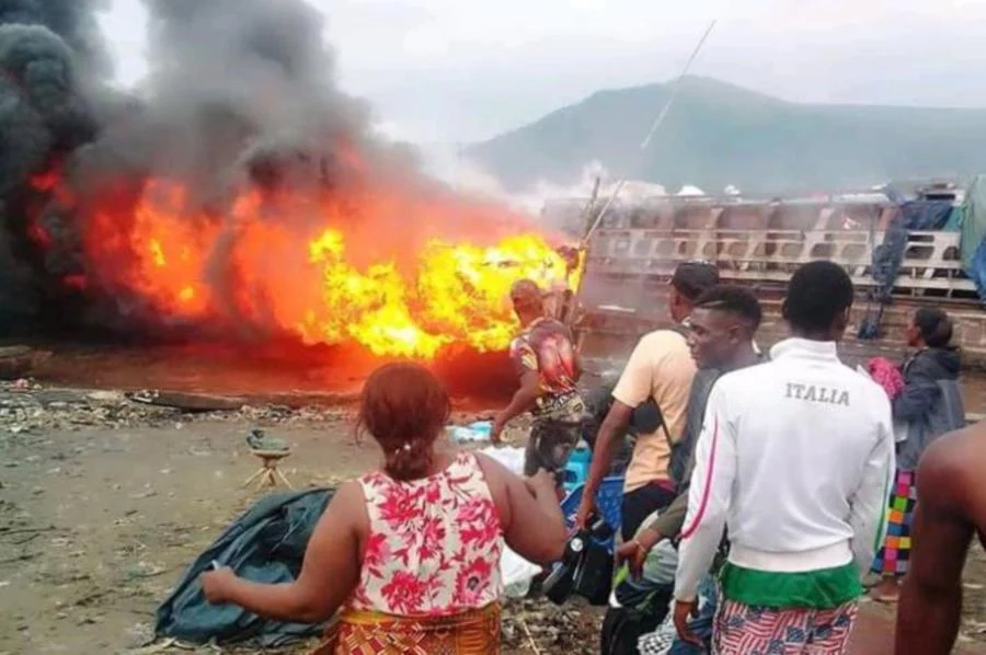 143 die in DR Congo boat fire - The Telegraph Nigeria