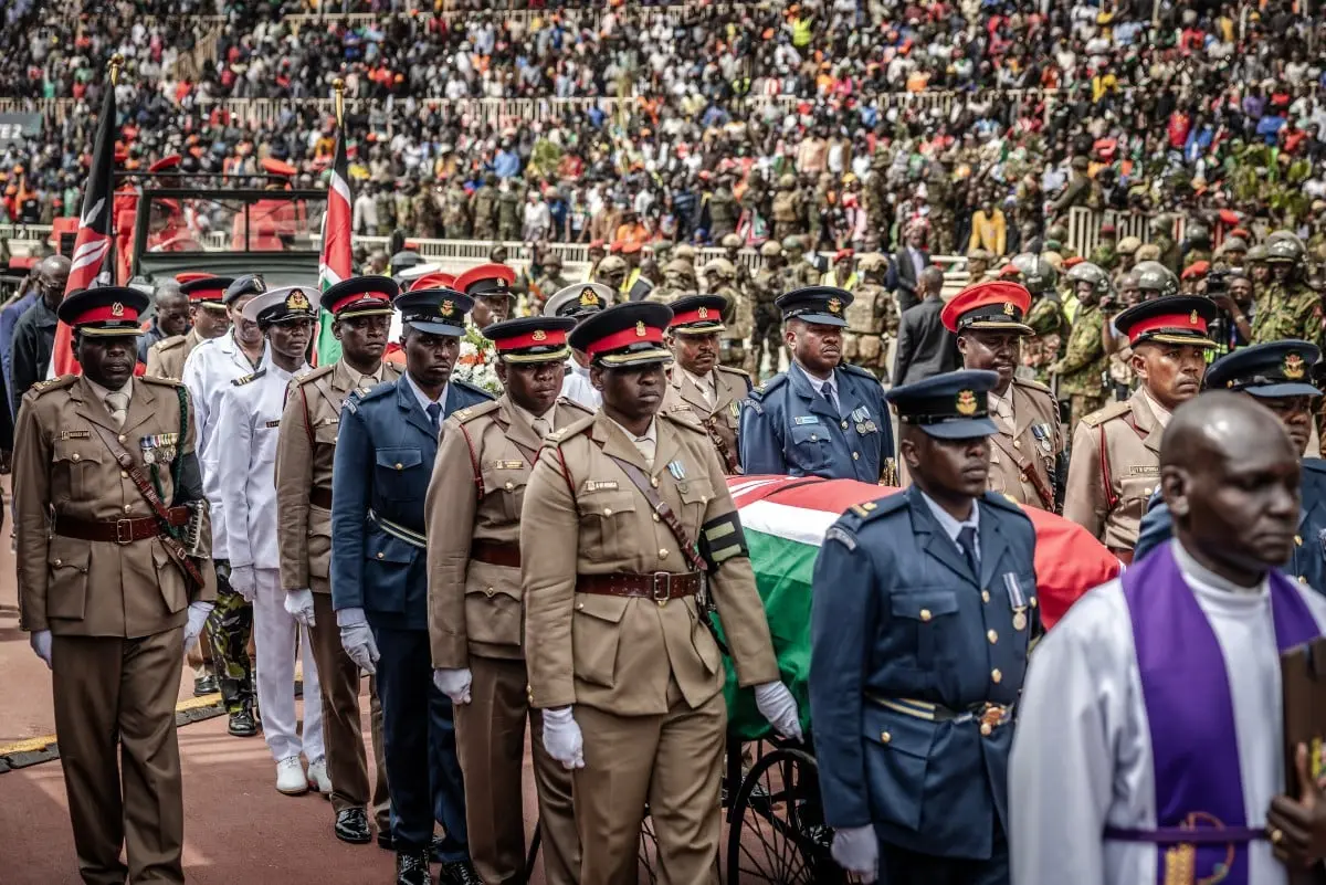 Kenya holds state funeral for opposition leader Odinga - The Telegraph ...