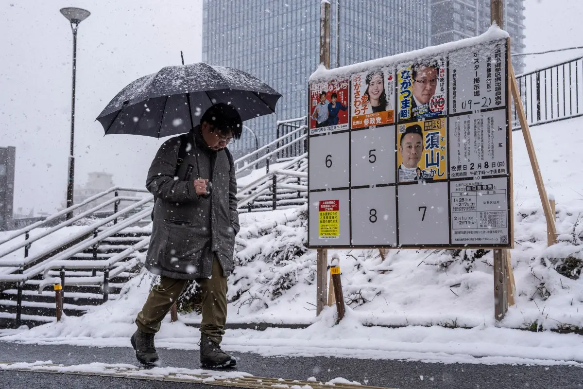 Japan votes in snow-hit snap election - The Telegraph Nigeria