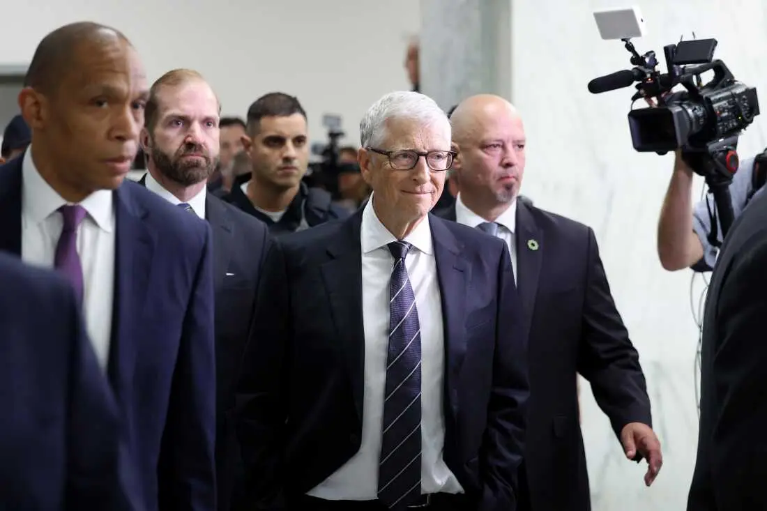 Bill Gates arrives for questioning in US Congress over Epstein ties ...